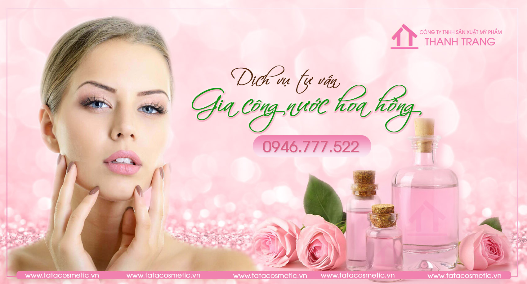 Gia công nước hoa hồng độc quyền - Giá tốt cho doanh nghiệp